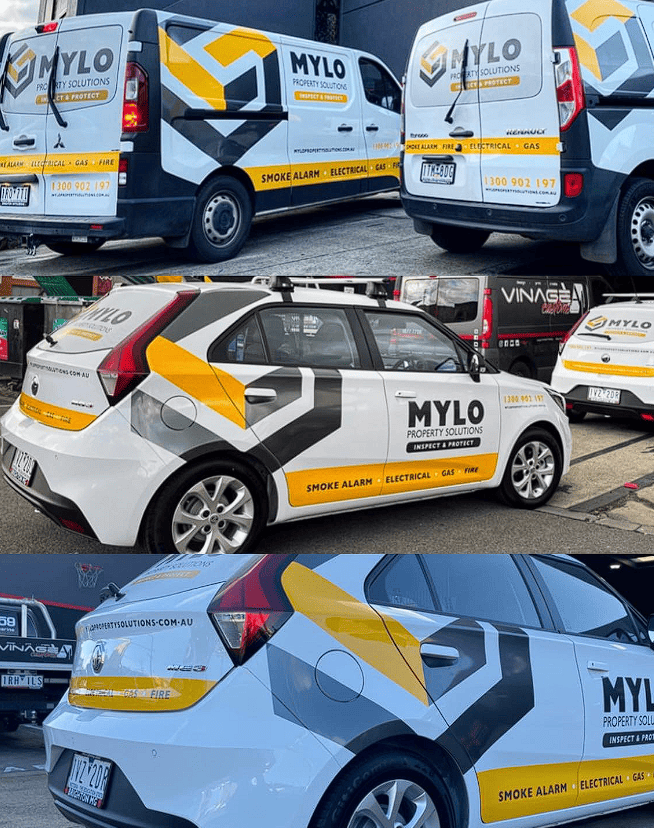 Fleet Signage Melbourne | Commercial Fleet Wrapping | Melbourne Car Wraps